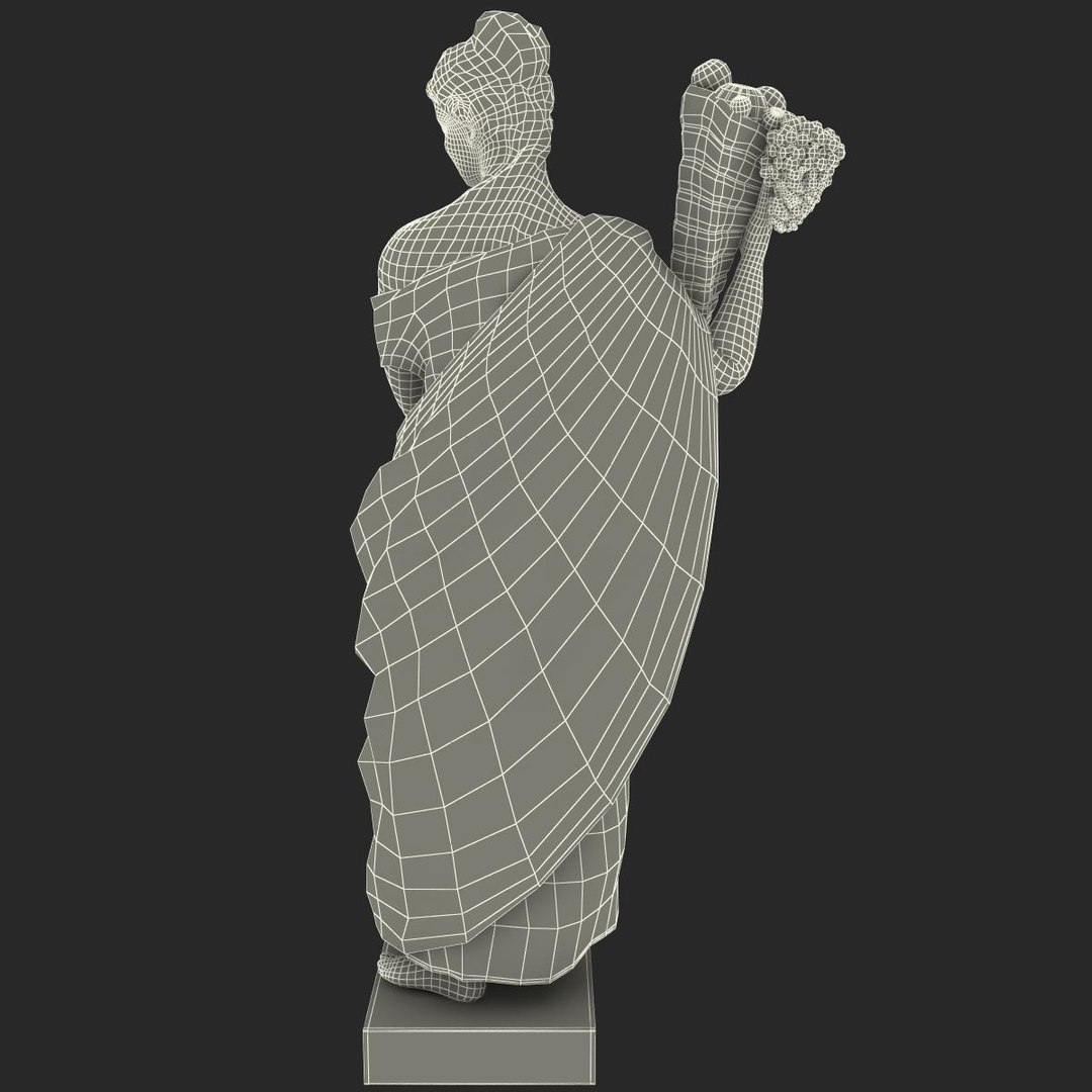 maya cornucopia statue