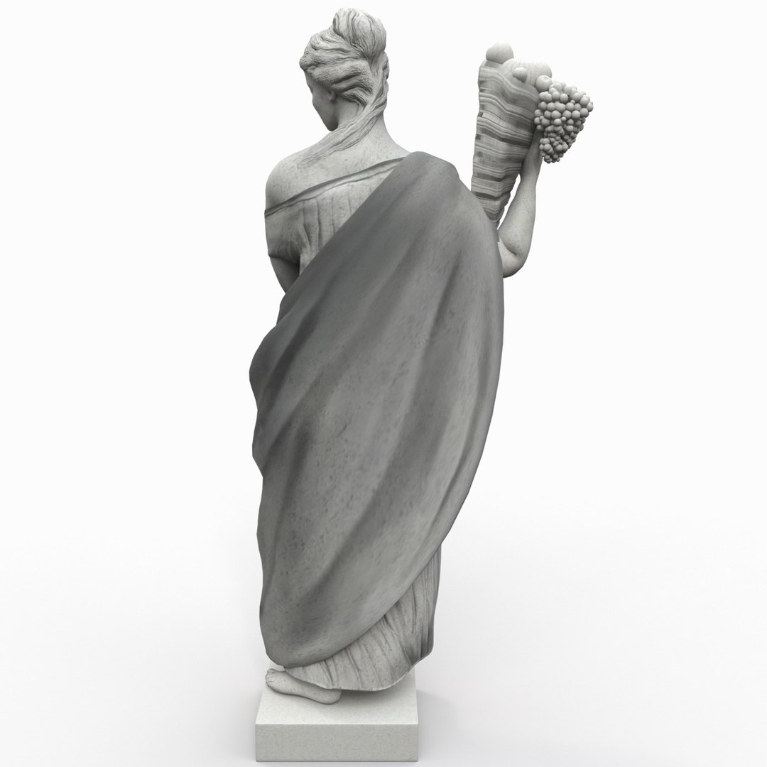 Maya Cornucopia Statue