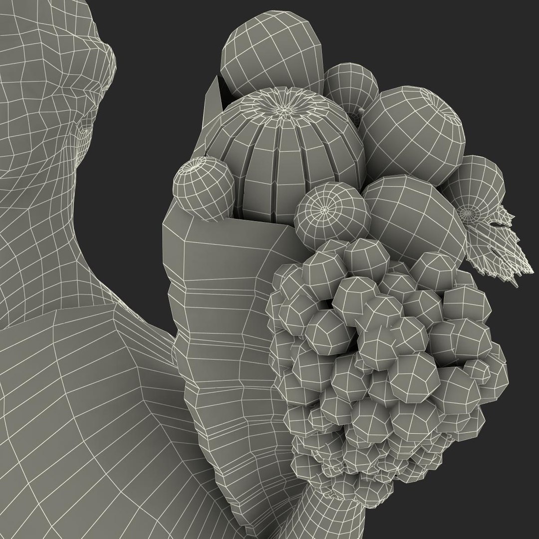 maya cornucopia statue