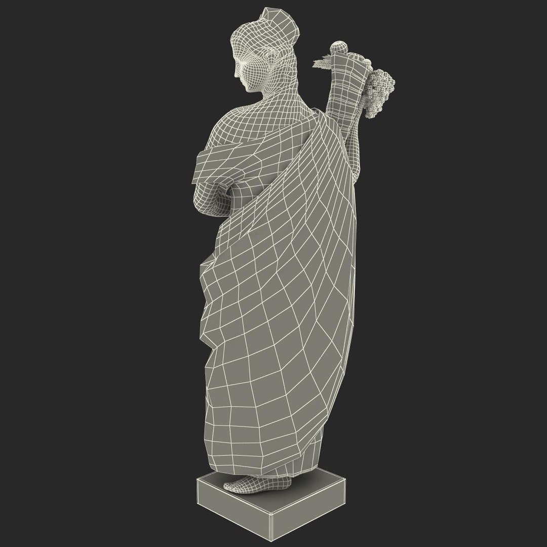 maya cornucopia statue