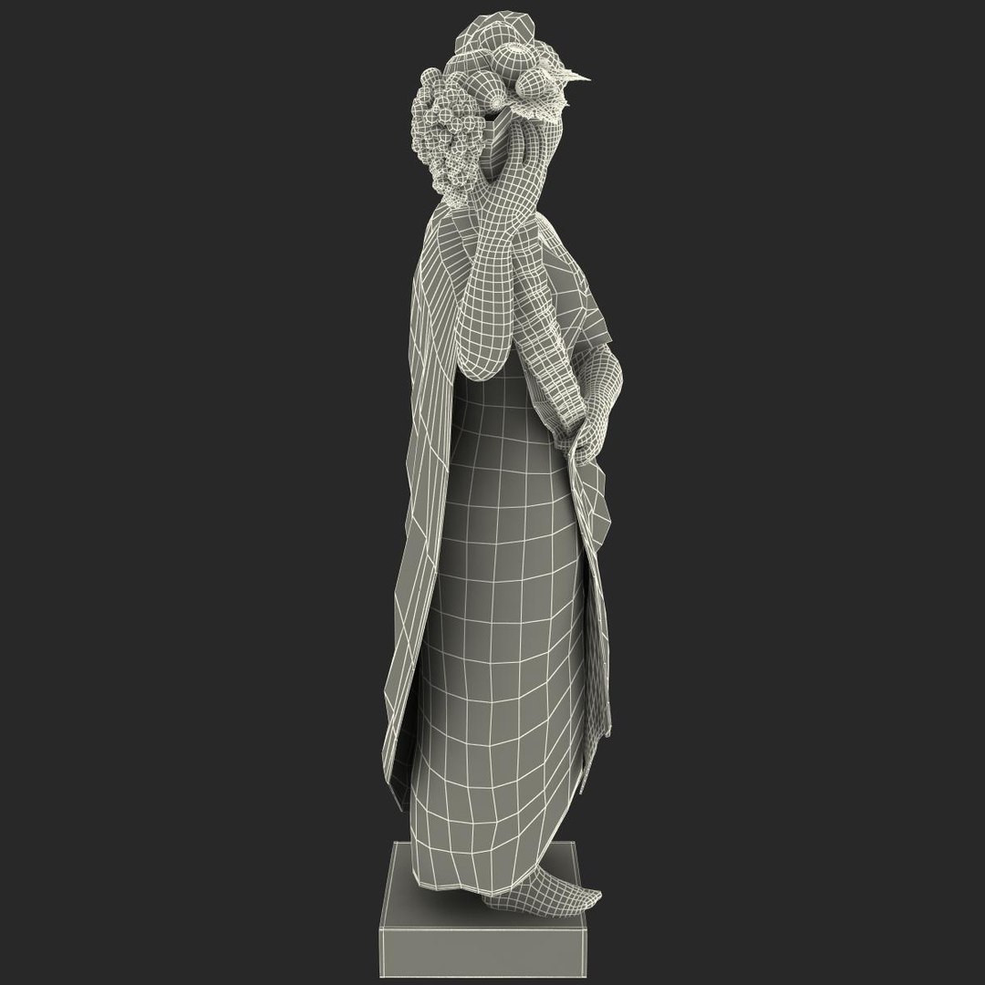 maya cornucopia statue