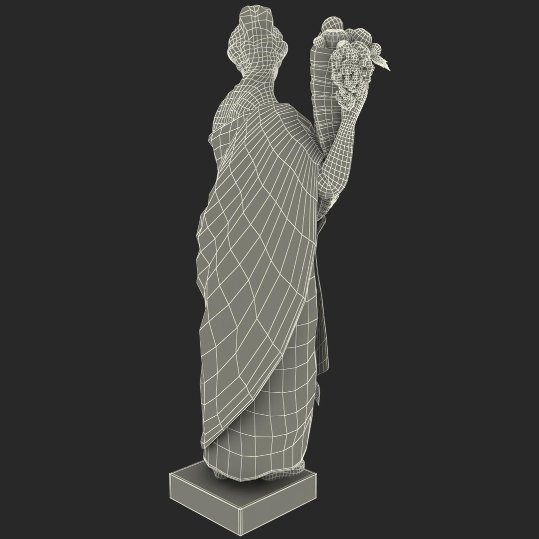 maya cornucopia statue