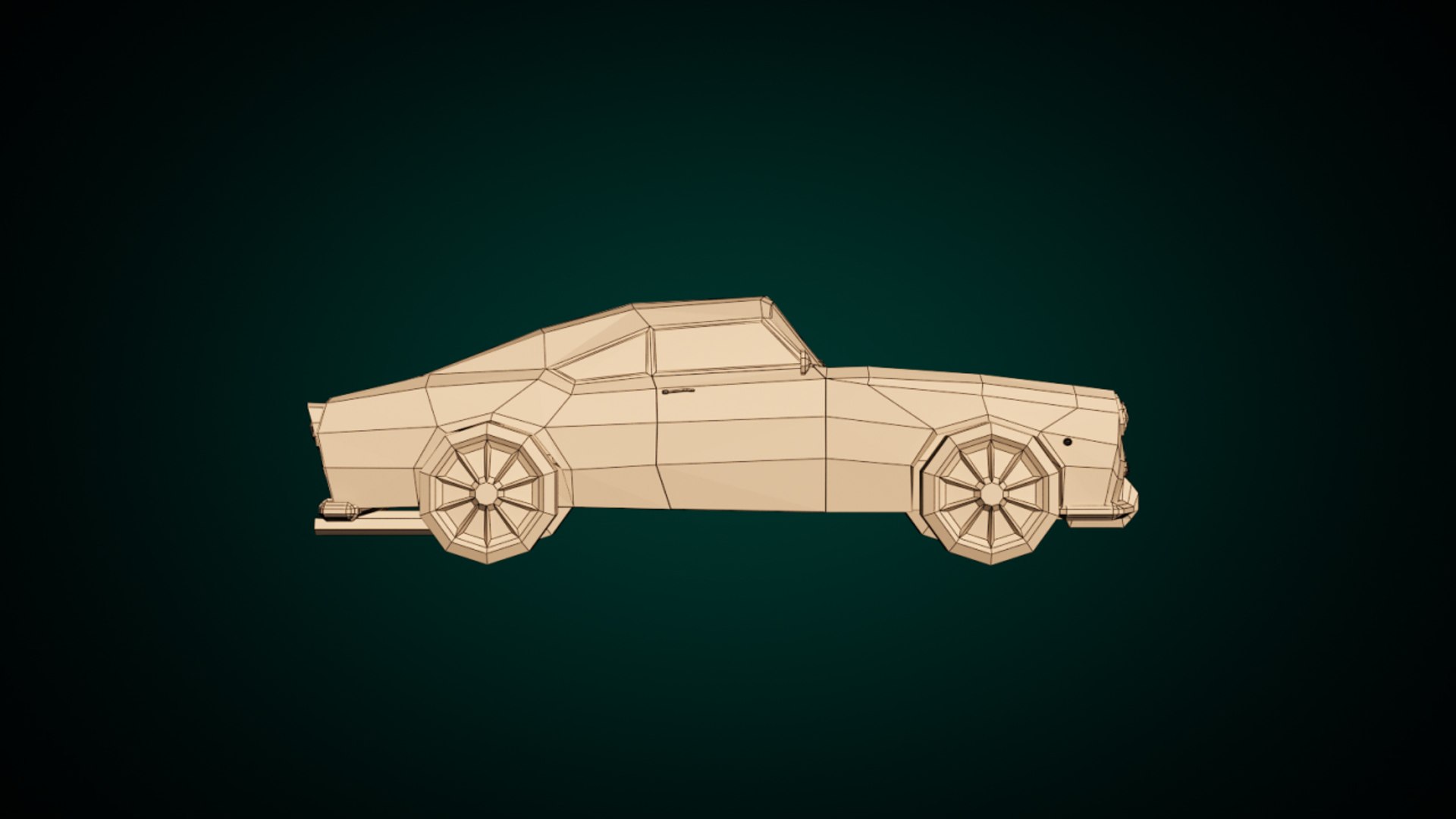 Car Muscle Ar Model - TurboSquid 1381904