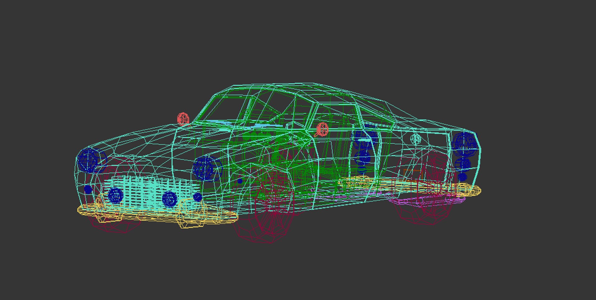 Car Muscle Ar Model - TurboSquid 1381904