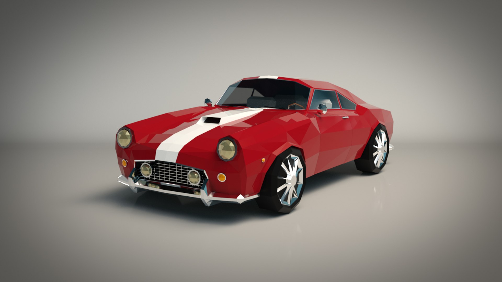 Car Muscle Ar Model - TurboSquid 1381904