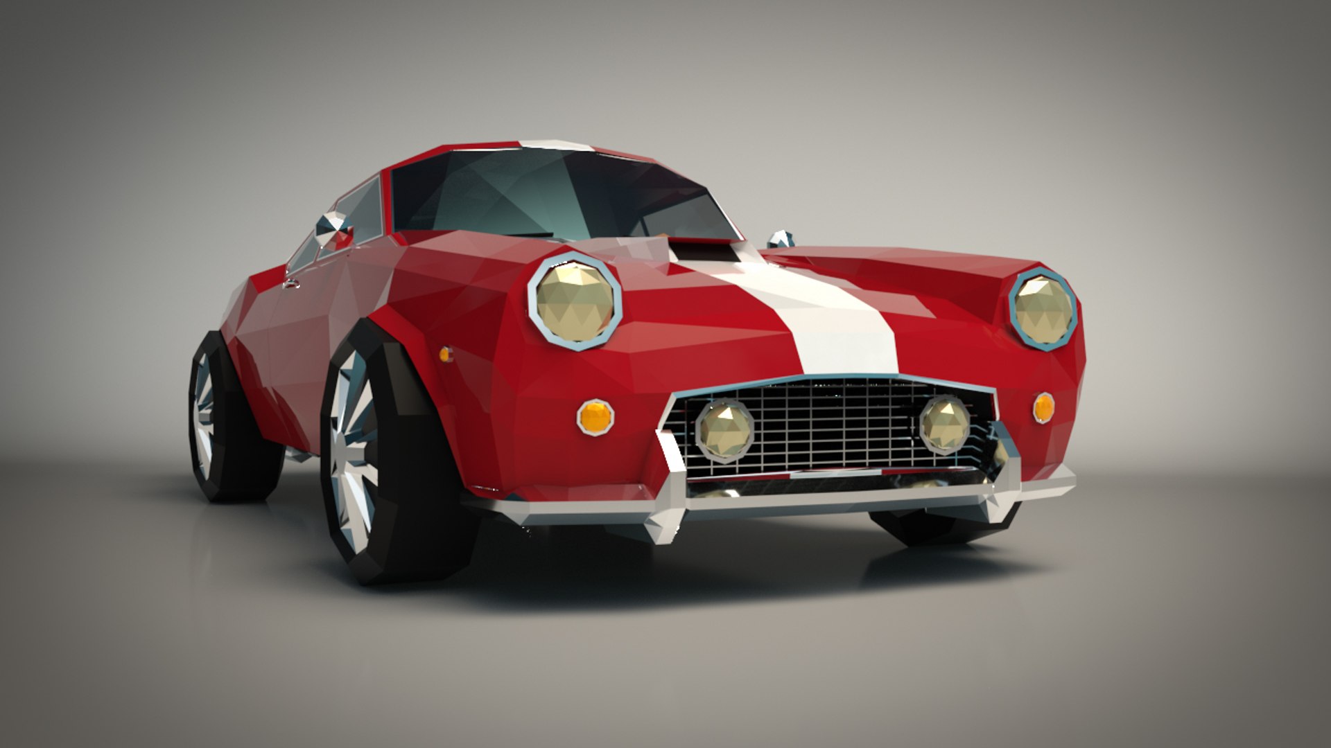 Car Muscle Ar Model - TurboSquid 1381904
