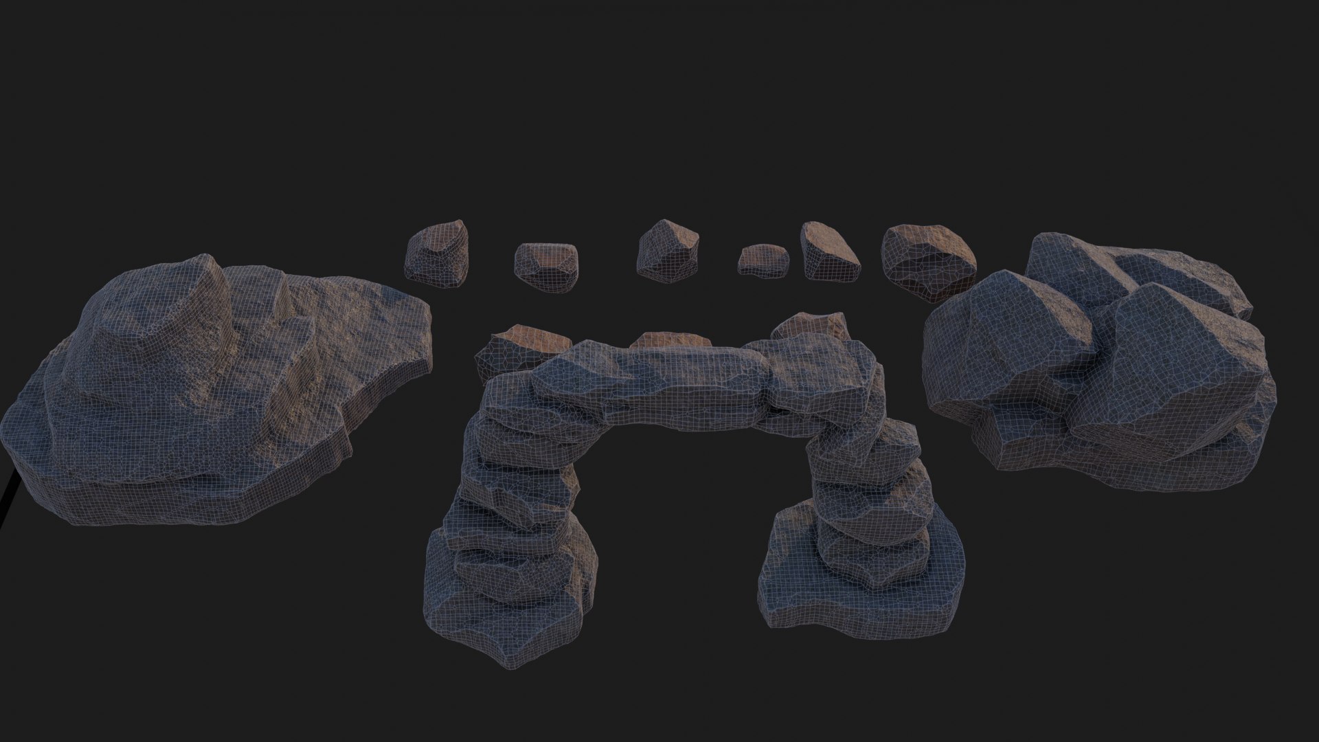 3D Rock Stone Landscape Model - TurboSquid 1661727
