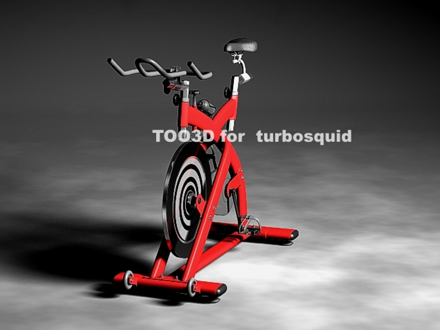 3d Spin Bike Model