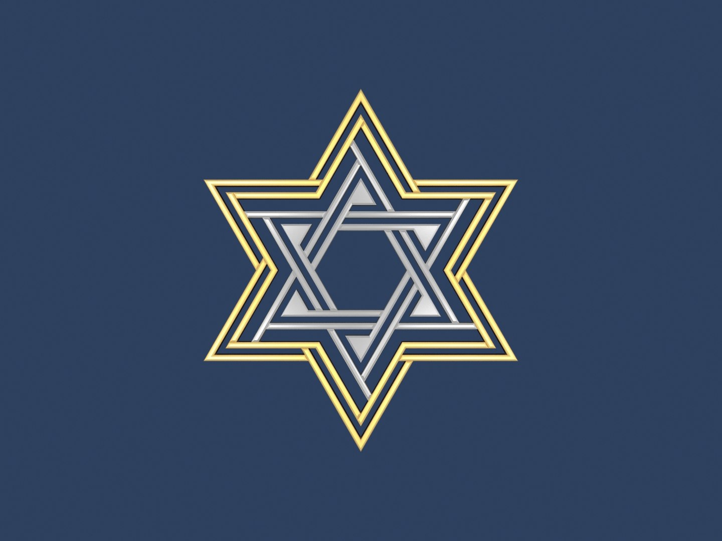 3D Star David Model - TurboSquid 1429620