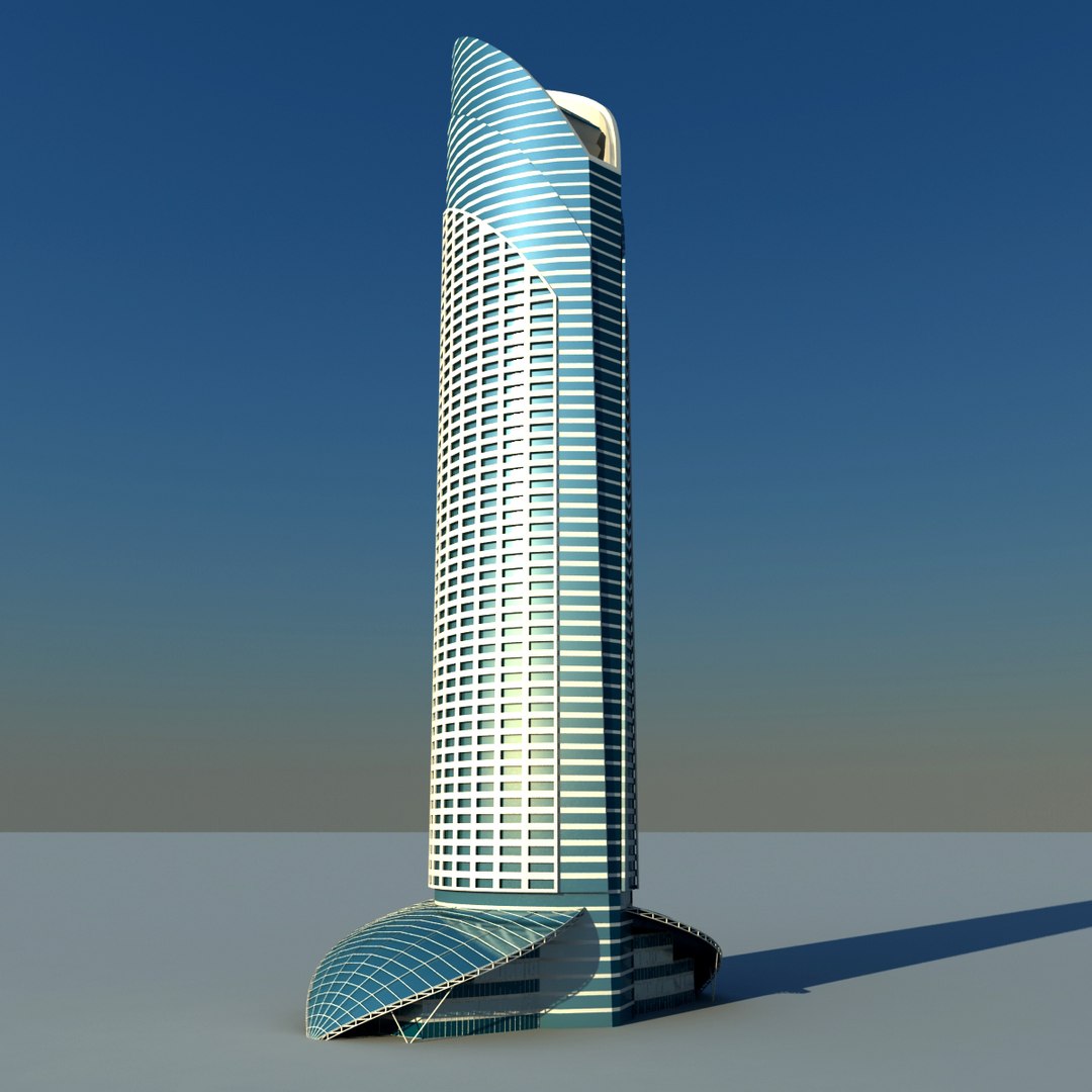 3ds Max Landmark Abu Dhabi