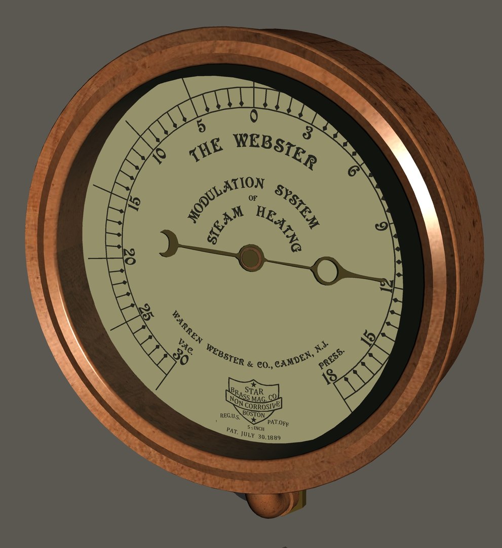 3D Vintage Webster Steam Heating - TurboSquid 1367175