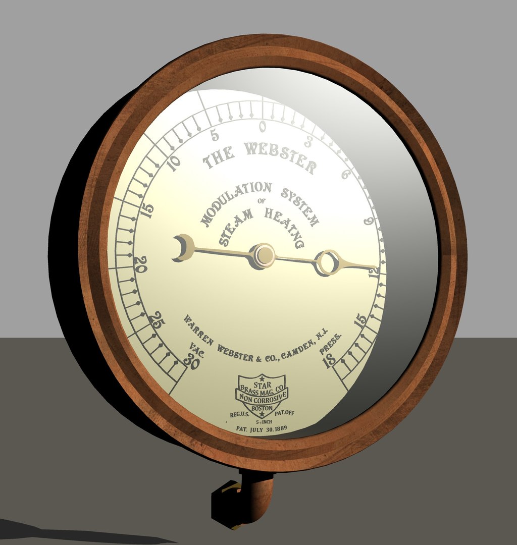 3D Vintage Webster Steam Heating - TurboSquid 1367175