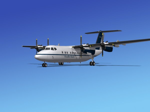 DHC Dash 7 3D Models for Download | TurboSquid