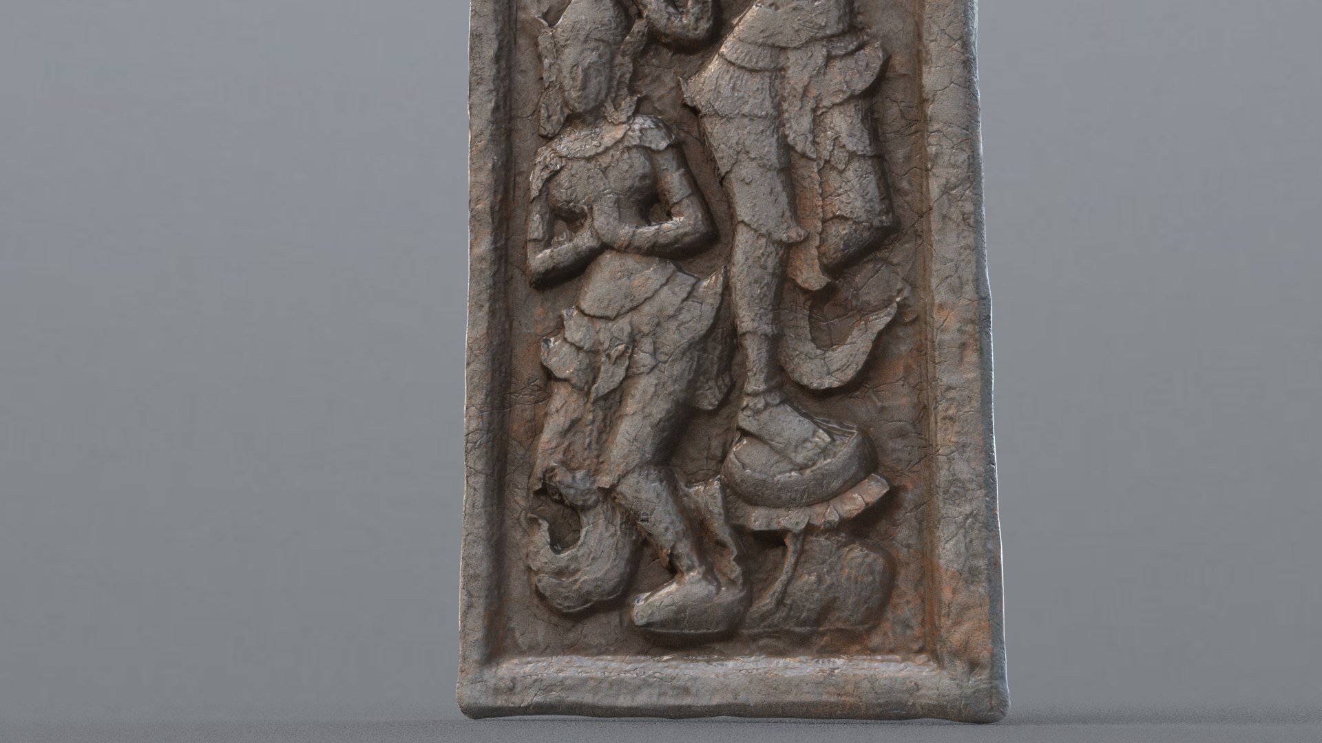 Asian Style Building Relief 3D Model - TurboSquid 1998326