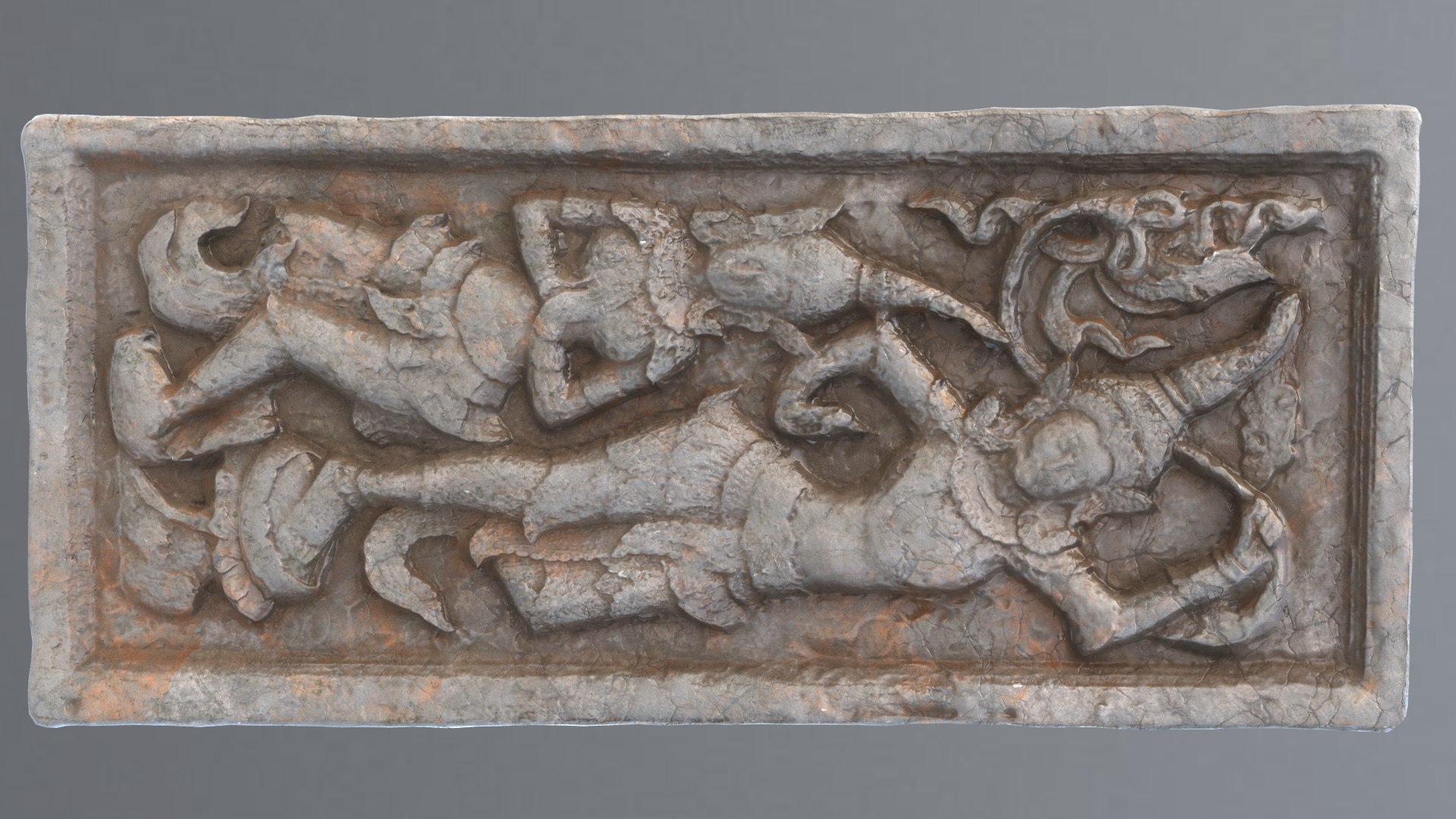 Asian Style Building Relief 3D Model - TurboSquid 1998326