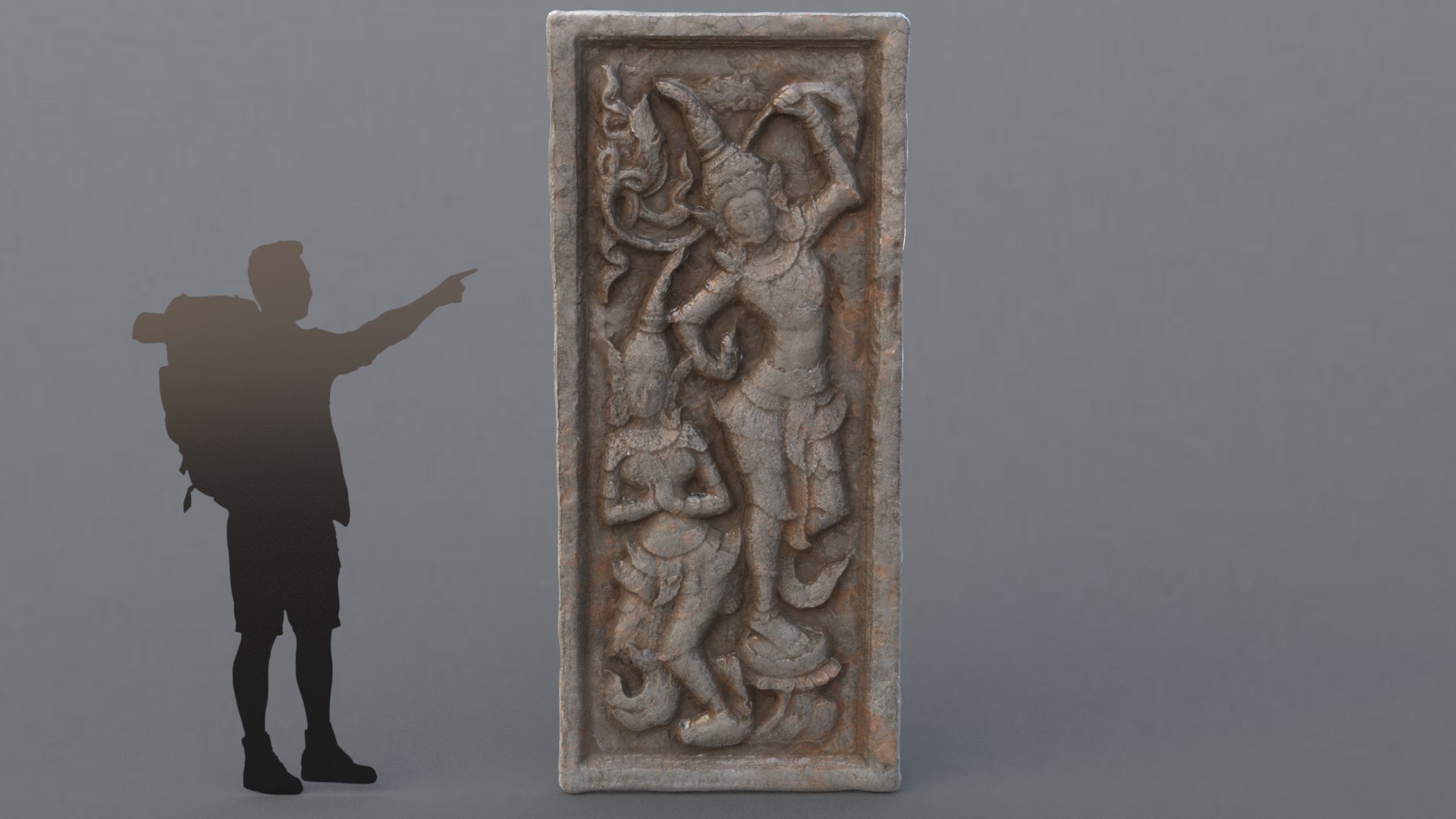 Asian Style Building Relief 3D Model - TurboSquid 1998326