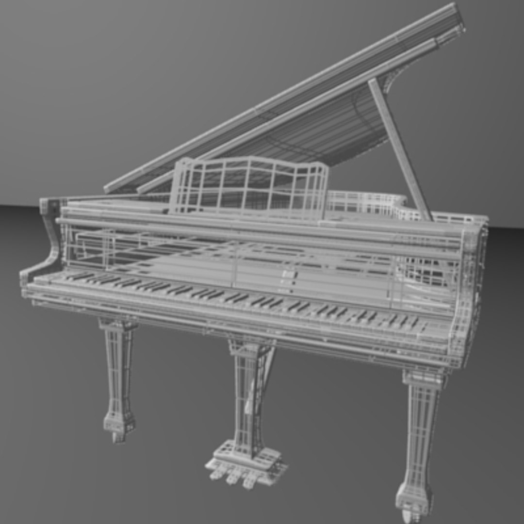 piano 3d model