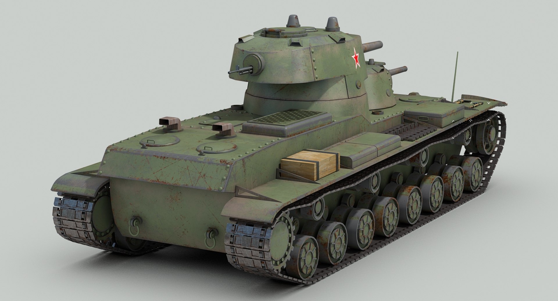 3D Model Ww2 Soviet Russian Smk - TurboSquid 1292018