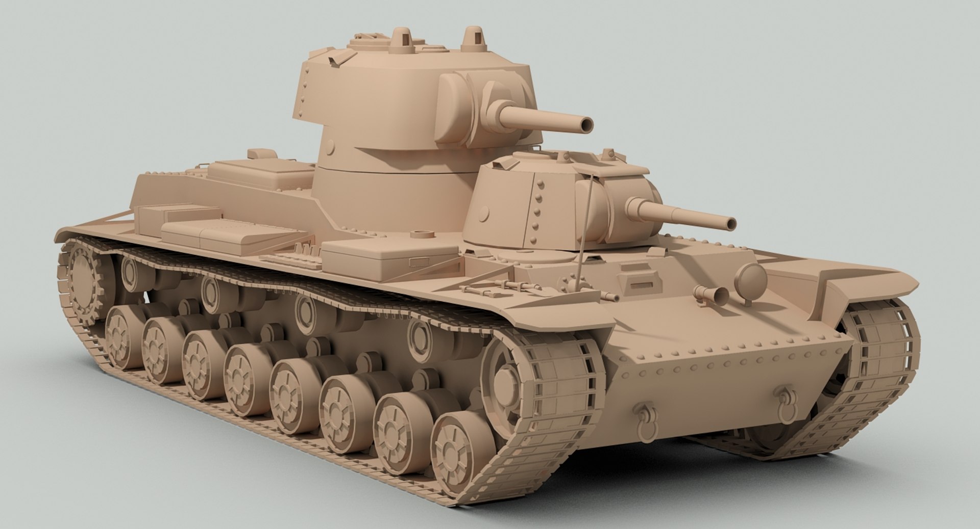 3D Model Ww2 Soviet Russian Smk - TurboSquid 1292018