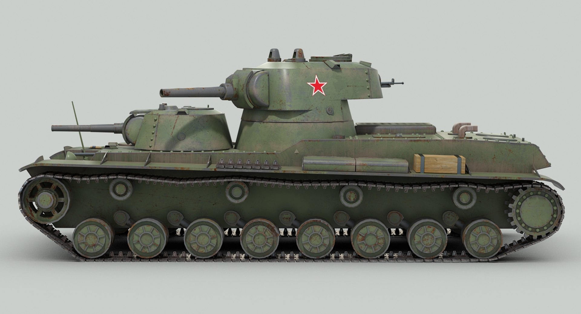 3D Model Ww2 Soviet Russian Smk - TurboSquid 1292018