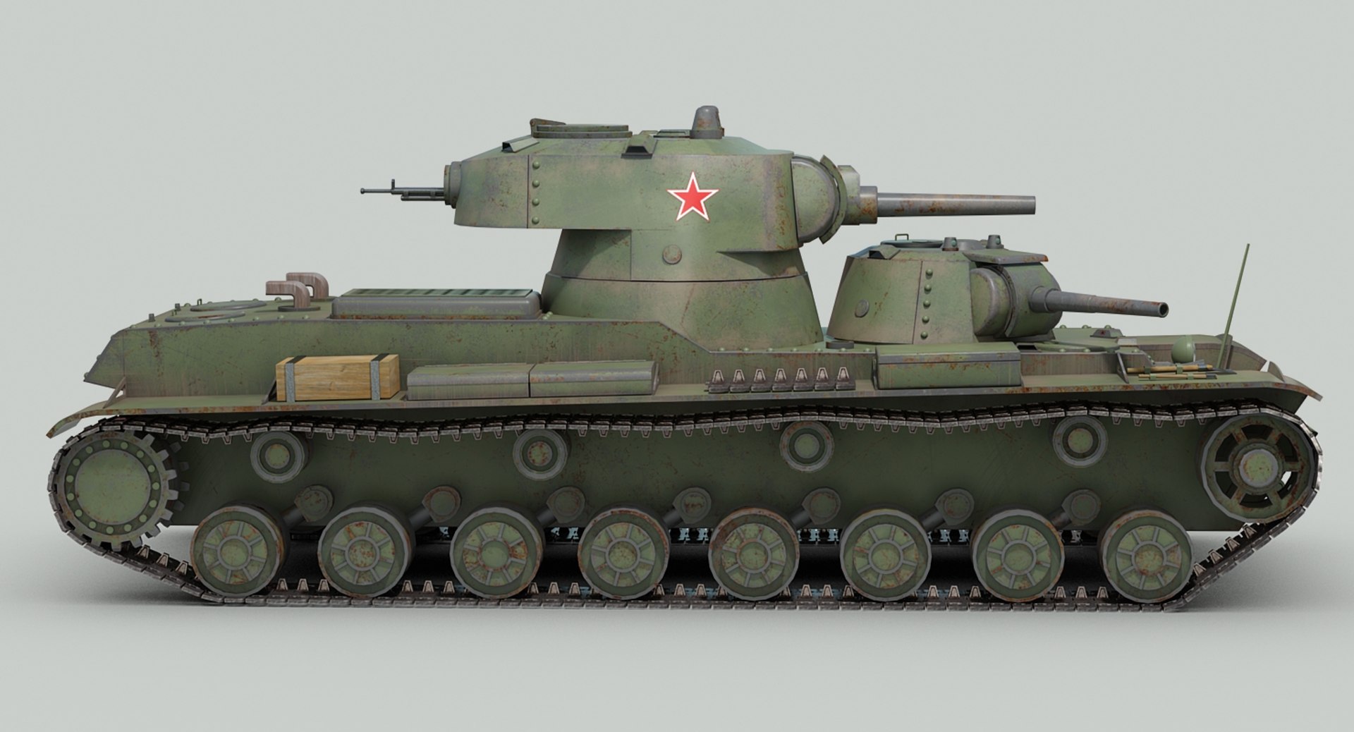 3D Model Ww2 Soviet Russian Smk - TurboSquid 1292018