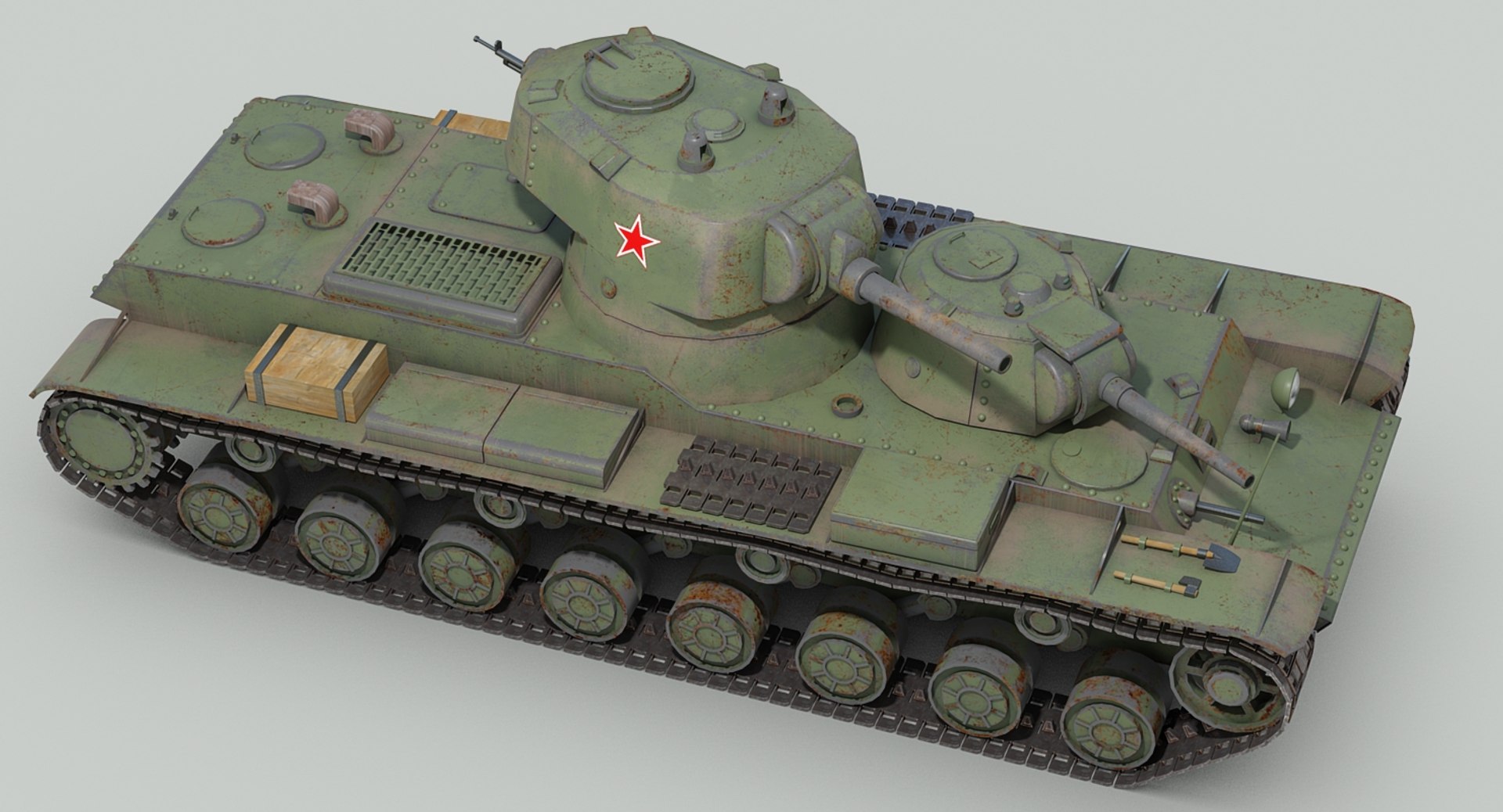 3D Model Ww2 Soviet Russian Smk - TurboSquid 1292018