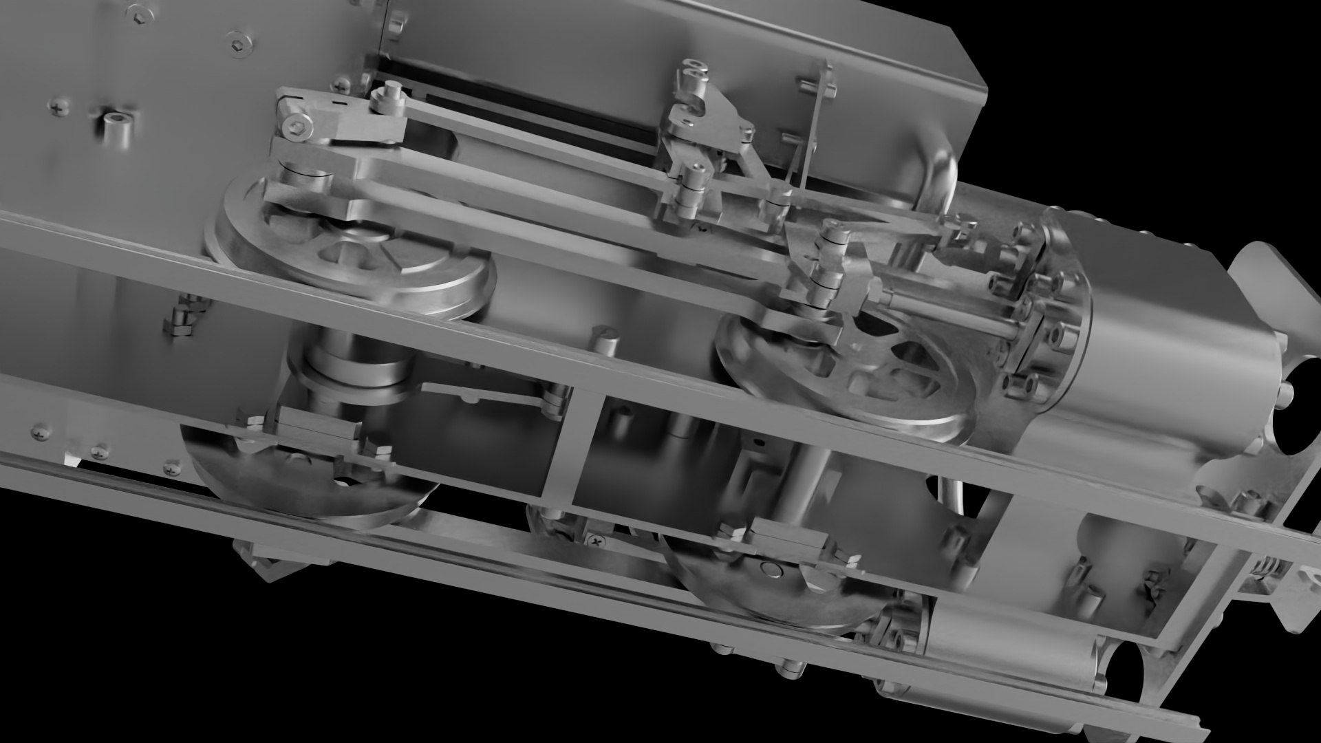 3D Steam-Turbine Engine Decauville Model - TurboSquid 2082892