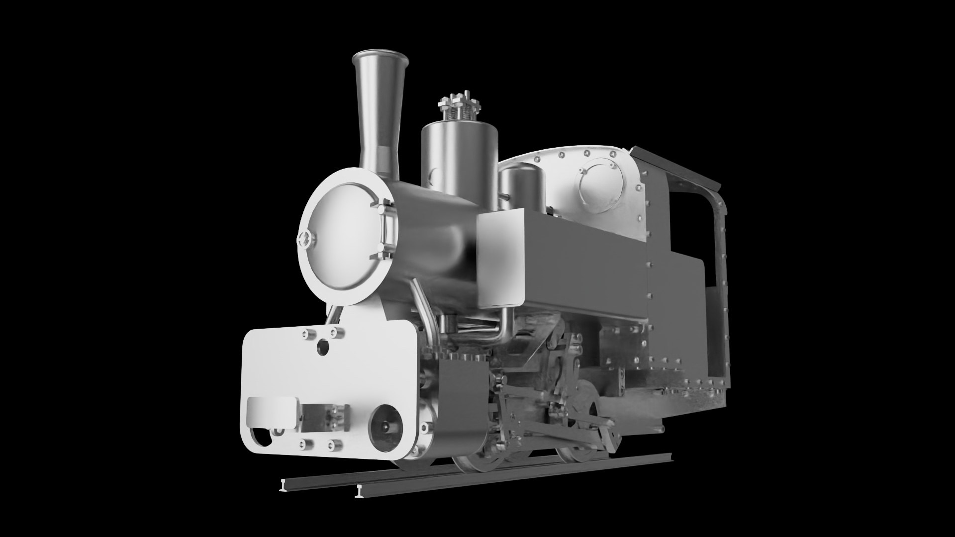 3D Steam-Turbine Engine Decauville Model - TurboSquid 2082892