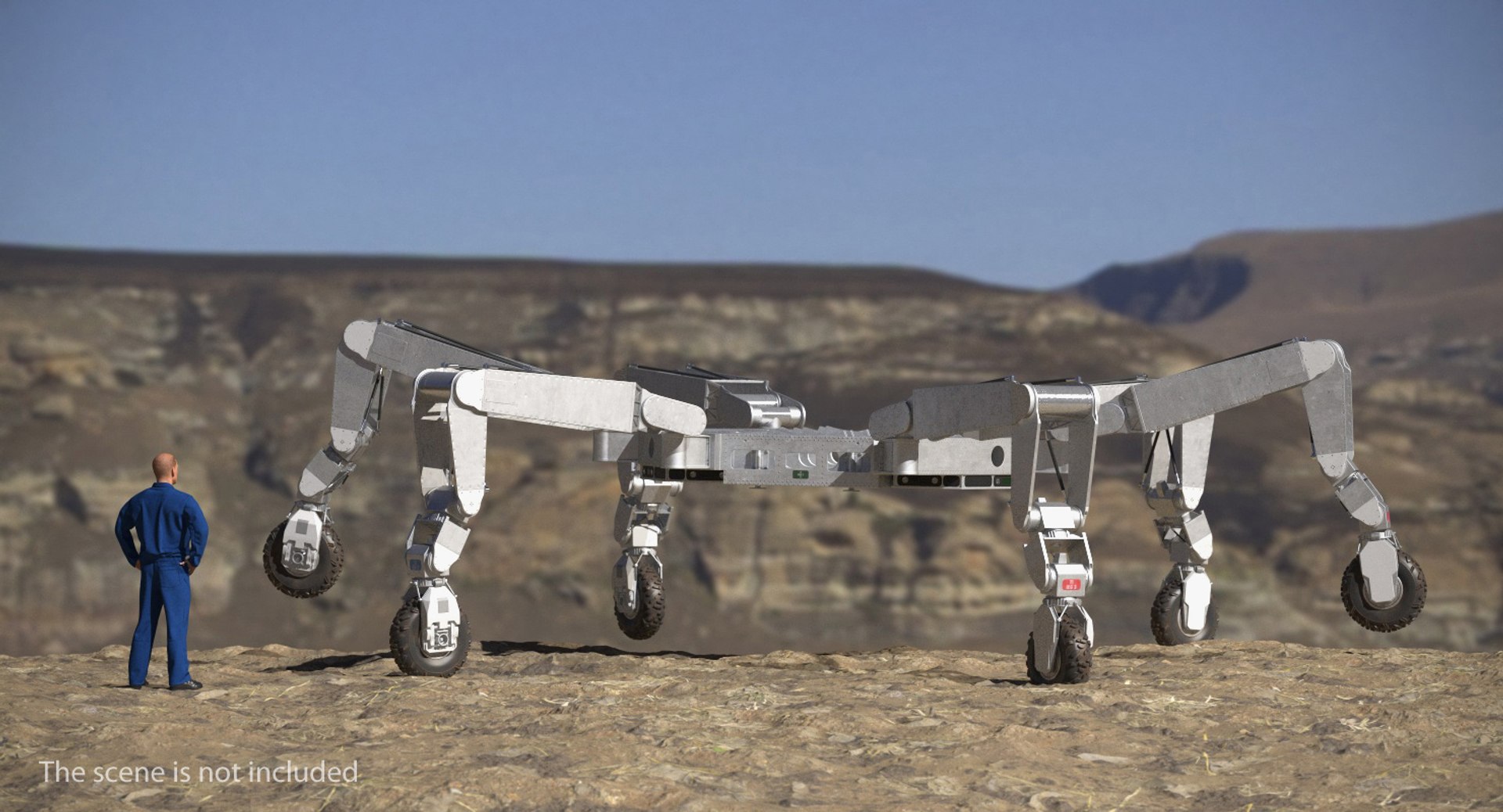 Legged Robotic Lunar Rover 3D Model - TurboSquid 1317983