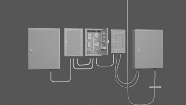 Electrical Box 3D model - TurboSquid 1764468