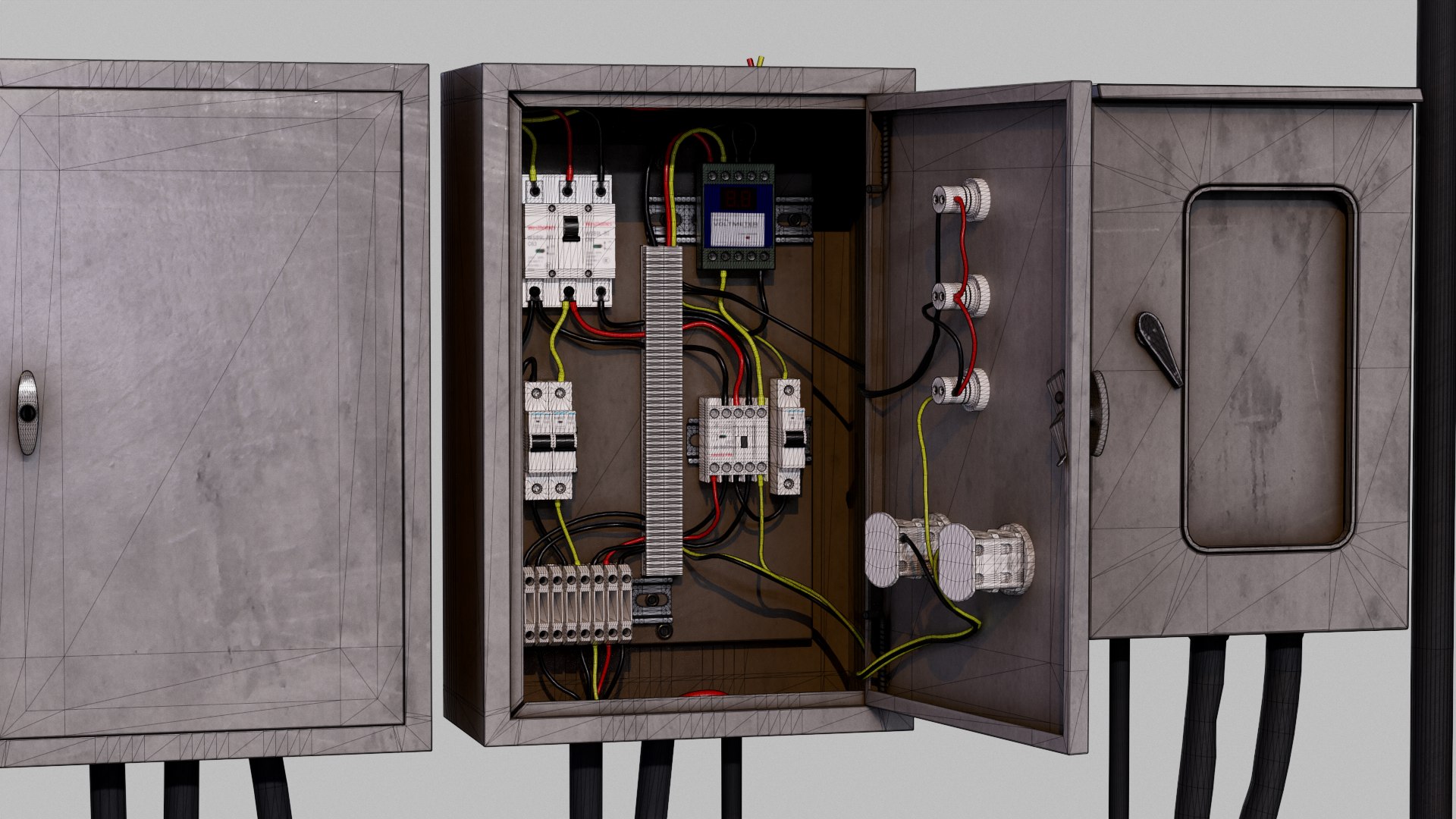 Electrical Box 3D Model - TurboSquid 1764468