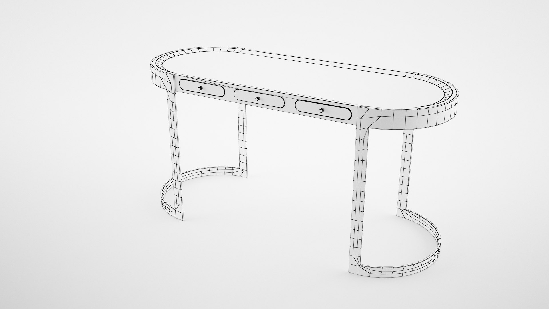 3D Modern Console Table - TurboSquid 1839534