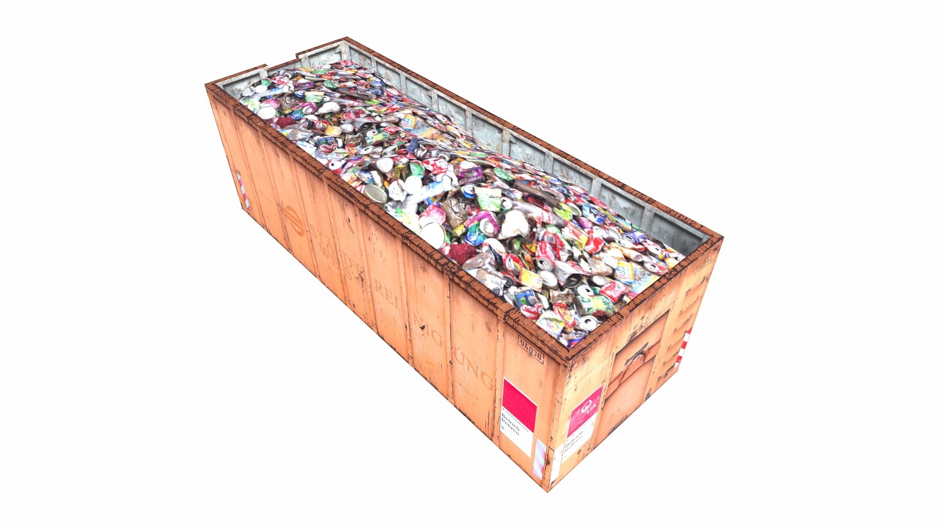 Garbage Container 3D Model - TurboSquid 2340725