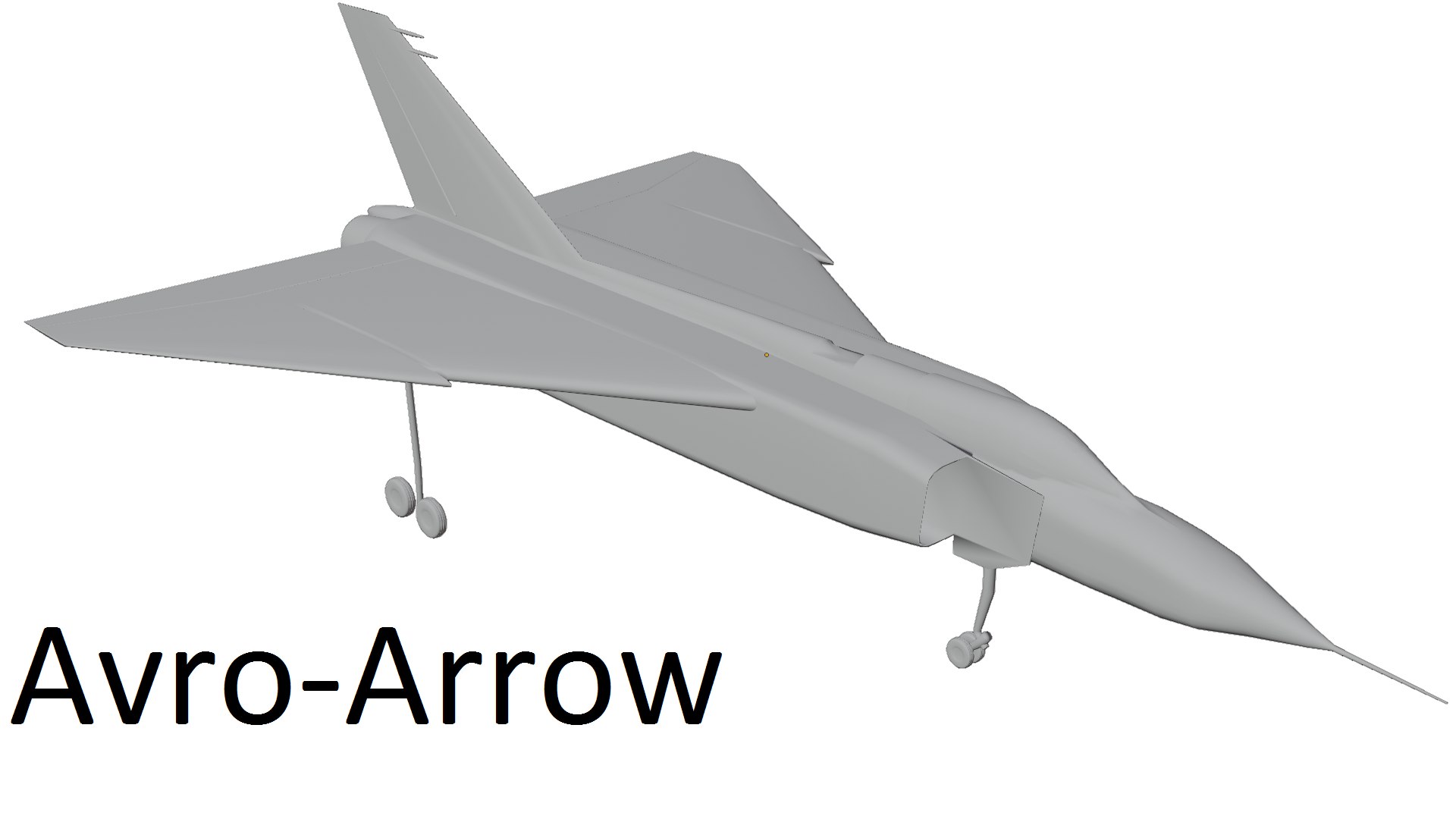 Fighter Avro-Arrow 3D - TurboSquid 2101507