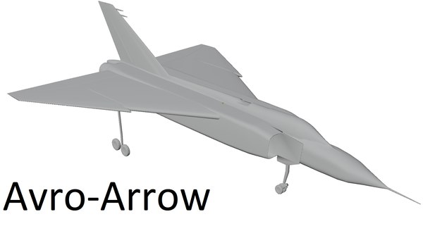 Free 3D Avro-Arrow Models | TurboSquid