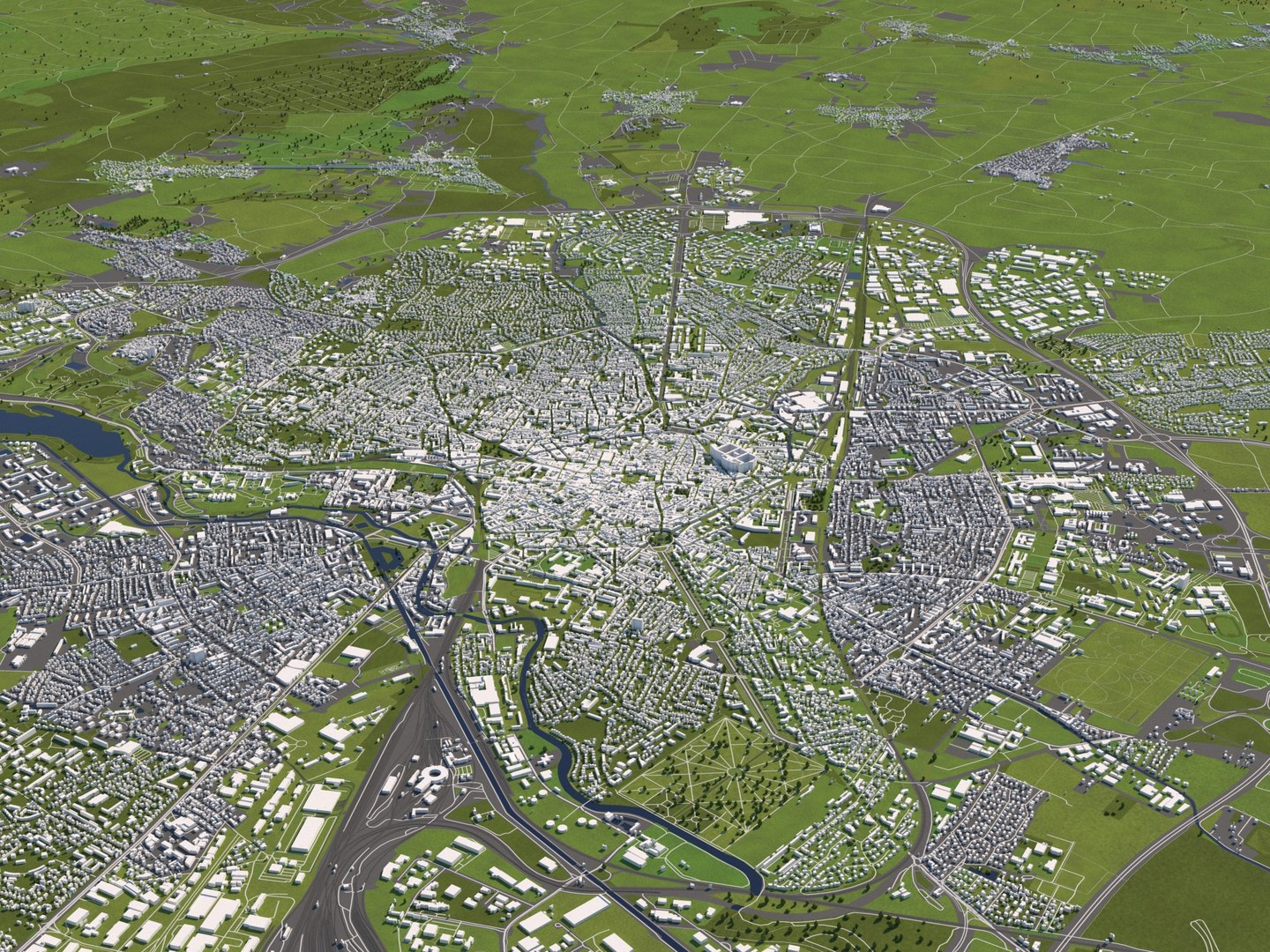3D Model Buildings Houses Maps - TurboSquid 1487682