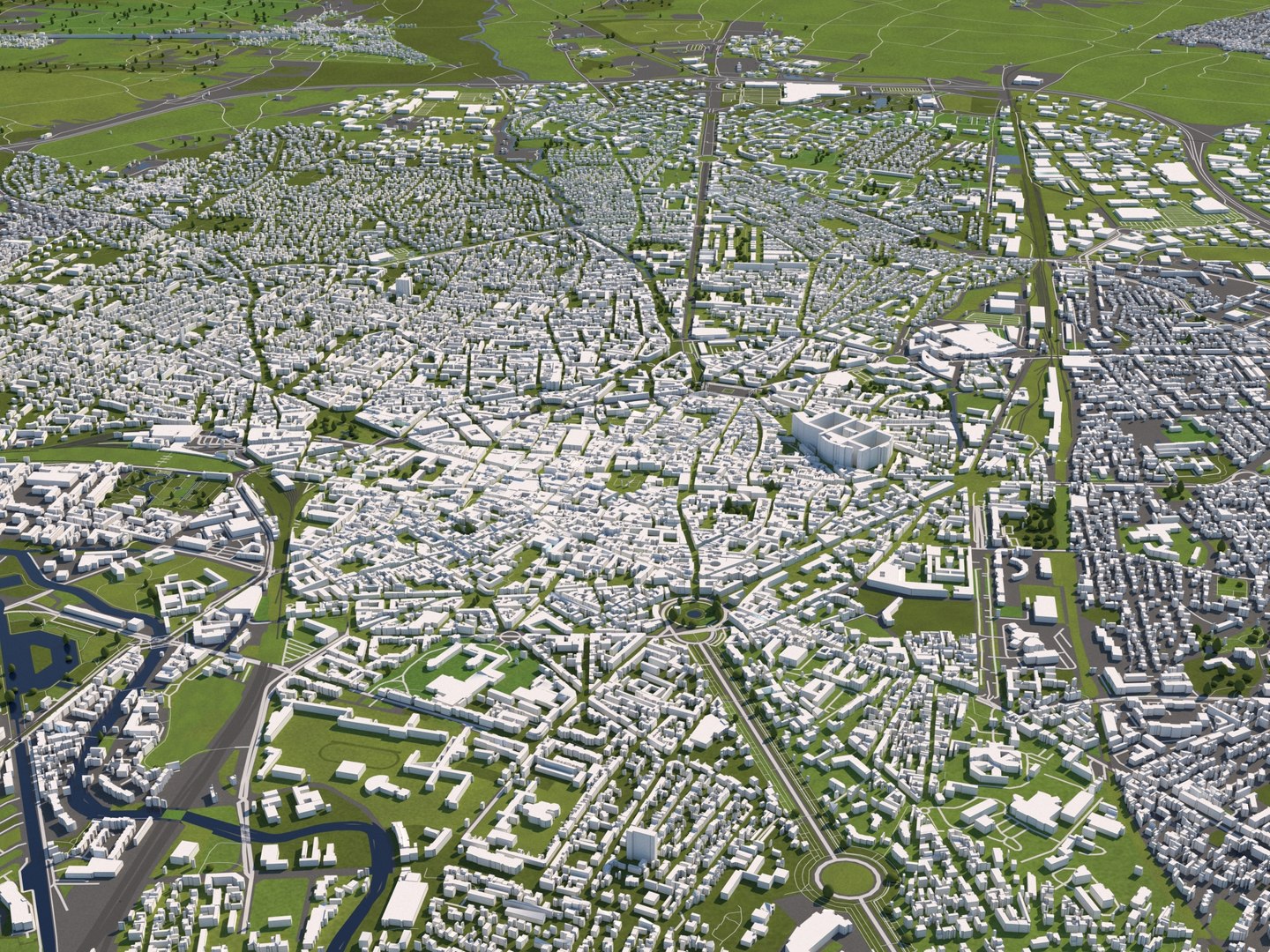 3D Model Buildings Houses Maps - TurboSquid 1487682