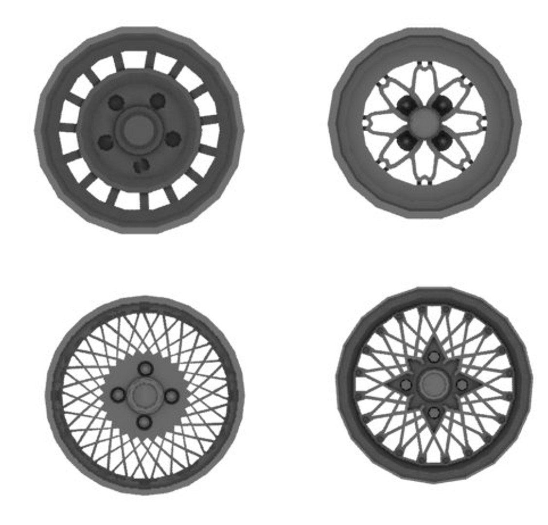 Wheel Rims 3ds