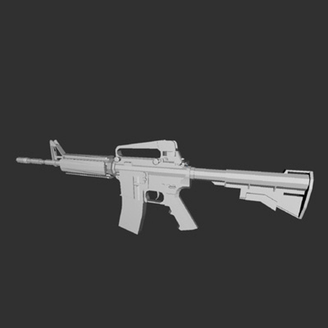 3d model weapon rifle