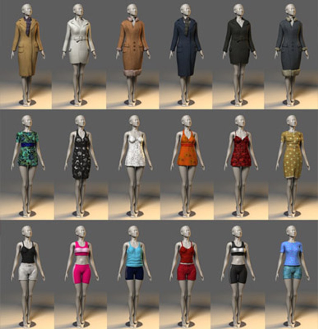 3d Model 3d-models Clothes Shoes