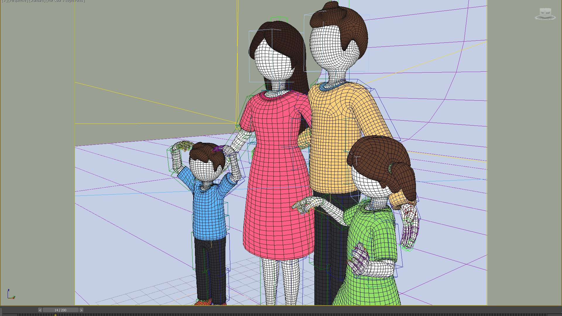 Cartoon Family character A 3D model - TurboSquid 2085065