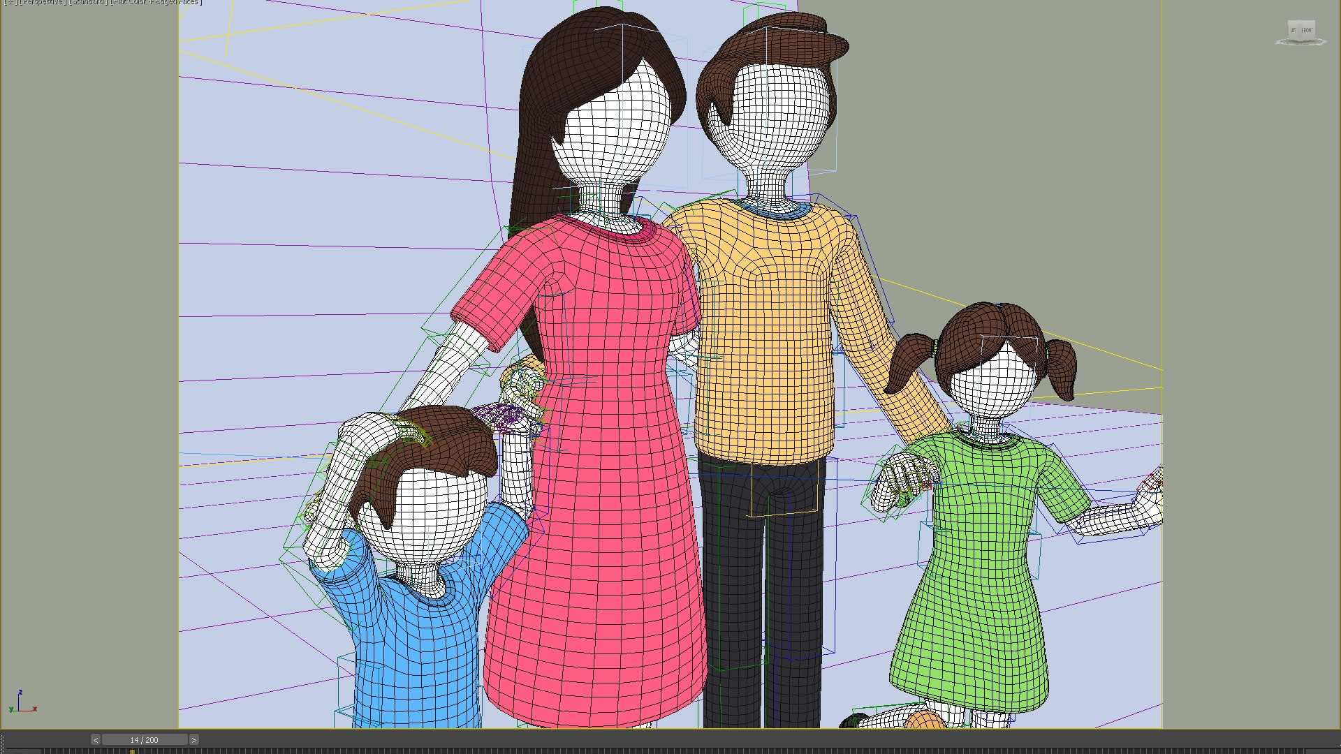 Cartoon Family character A 3D model - TurboSquid 2085065