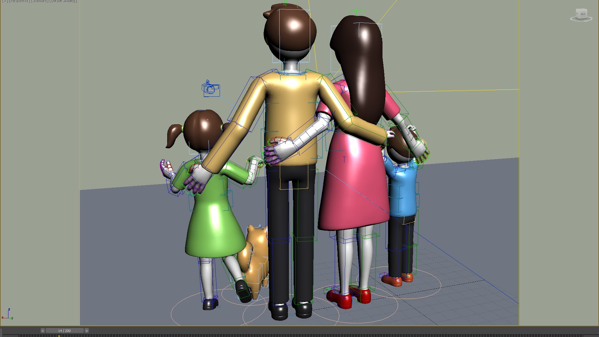 Cartoon Family Character A 3D Model - TurboSquid 2085065