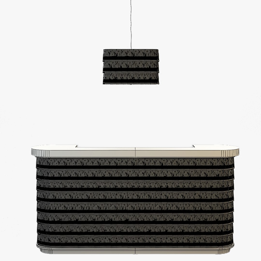 Bar Counter 3D Model - TurboSquid 1443319