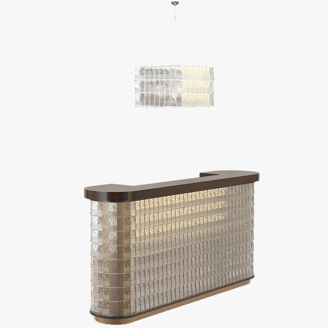 Bar Counter 3D Model - TurboSquid 1443319