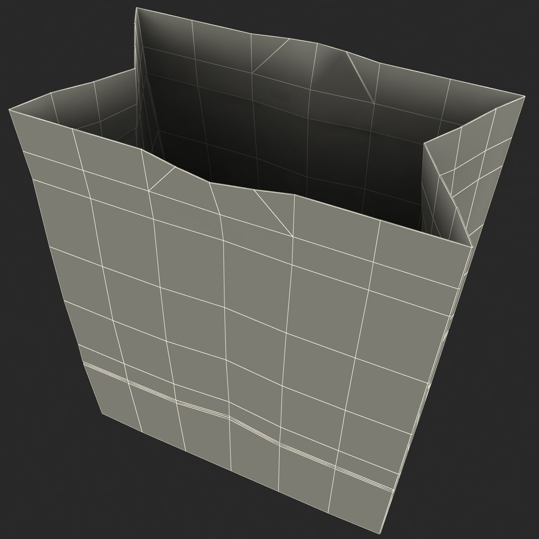 3d Model Paper Bag