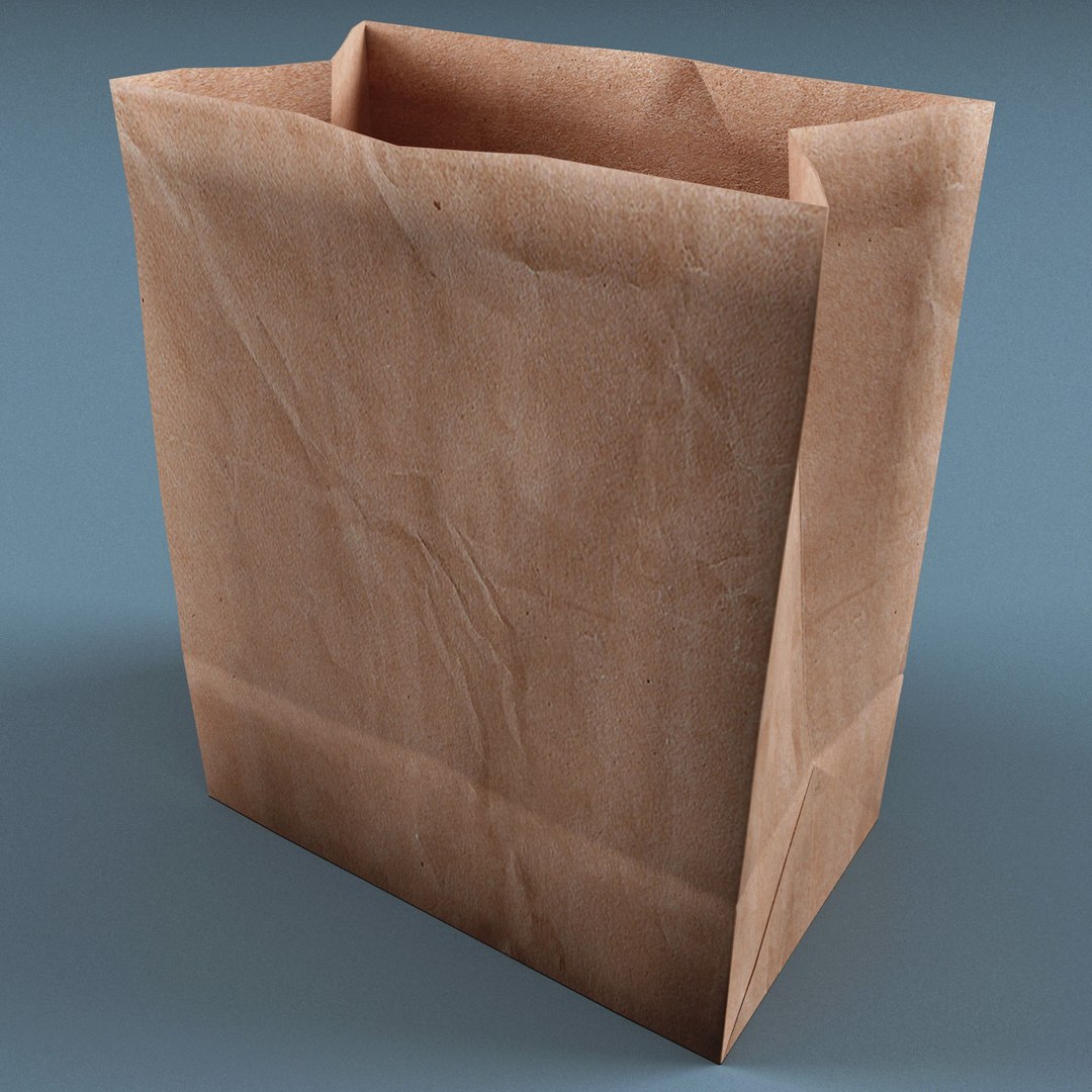 3d Model Paper Bag