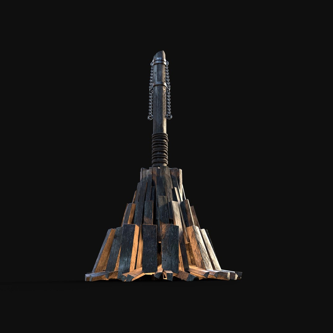 3D WITCH STAKE TORTURE TORMENT DEATH PYRE - TurboSquid 1864999