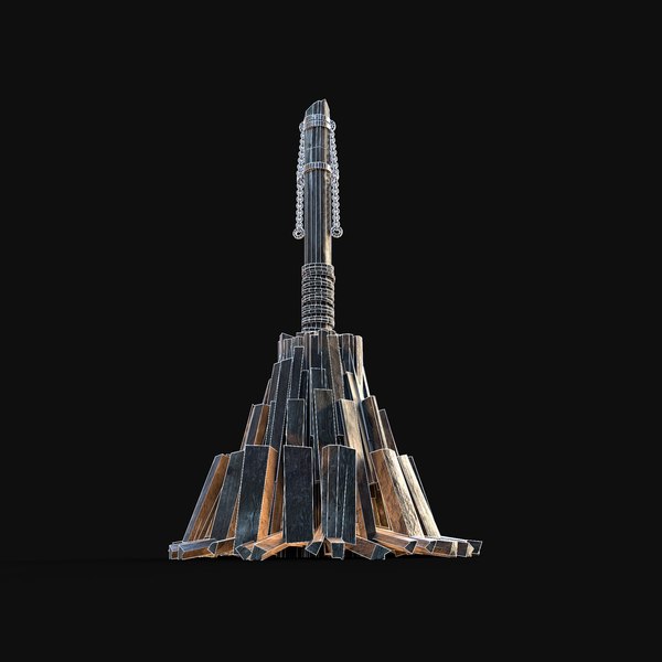 3D WITCH STAKE TORTURE TORMENT DEATH PYRE - TurboSquid 1864999