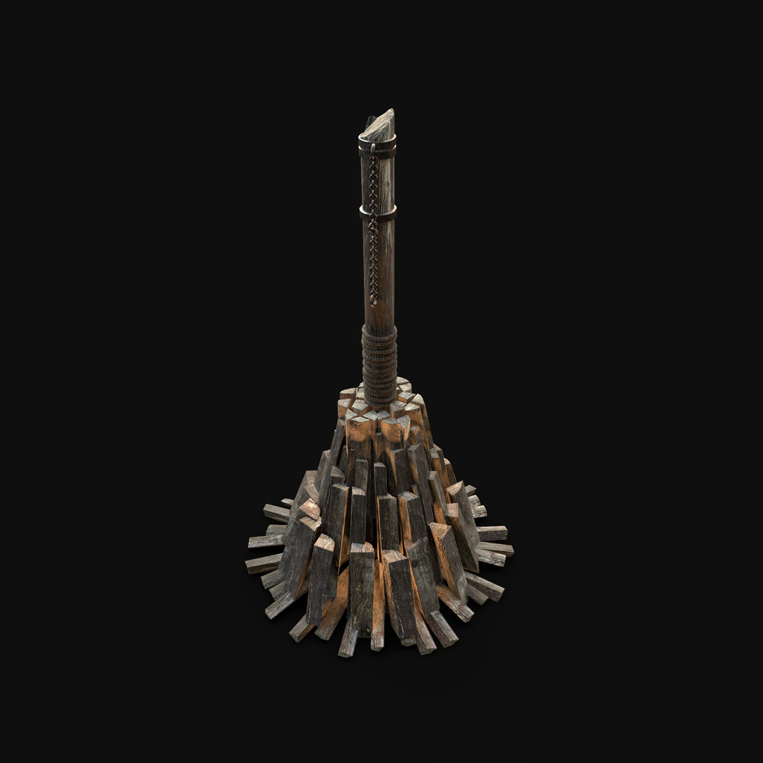 3D WITCH STAKE TORTURE TORMENT DEATH PYRE - TurboSquid 1864999